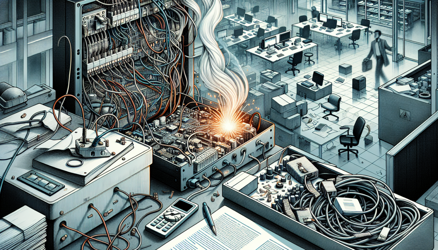 7 Top Causes Of Electrical Fire In The Workplace | LCA Electrical